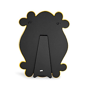 Ukonic Friends TV Show Yellow Peephole Frame Door Mirror | Hanging Mirror For Entryway, Living Room, Bedroom | Authentic Replica Of Friends Door Frame From Monica Geller's Apartment | 15 x 11 Inches