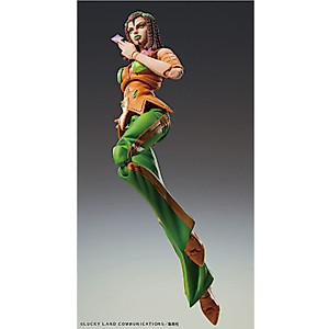Medicos JoJo’s Bizarre Adventure Part 6: Ermes Costello Chozokado Super Action Statue Figure, Multicolor