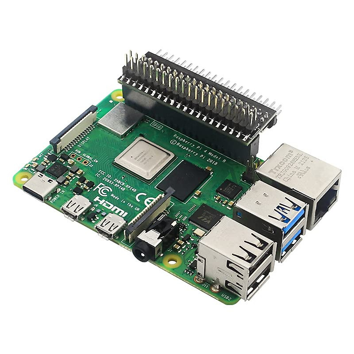 40Pin GPIO Edge Expansion Board for Raspberry Pi 4B/3B+/3B/2B /Zero One-to-Two 40Pin Expansion Board Side Pin Header Multiplexing
