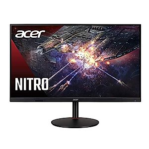 Acer Nitro XV322QU KVbmiiphzx 31.5" WQHD 2560 x 1440 Agile-Splendor IPS Gaming Monitor AMD FreeSync Premium | Up to 170Hz | Up to 0.5ms | DisplayHDR400 | TUV/Eyesafe | Display Port 1.2 & 2 x HDMI 2.0