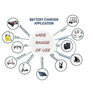 TCTYALR 370W Power 60V 5a 6a Electric Scooter Charger 71.4V 17S ebike Lithium ion Batteries Charger