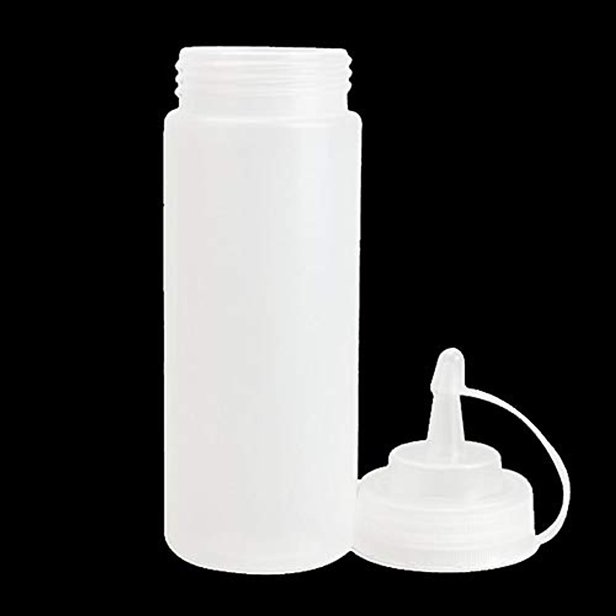 OJYUDD 12 Pack 8 oz Plastic Squeeze Bottles Multipurpose Squirt Bottles for Ketchup,Barbecue,Sauces,Syrup,Dressings,Arts & Crafts Provide chalkboard labels,Chalk Marker