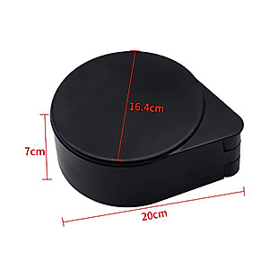 Achicklead 3 Tier Bar Glass Rimmer, Cocktails Rimmers,Margarita Cocktail Salt and Sugar, Cocktail Margarita Glass Rimmer for Bartender Tool