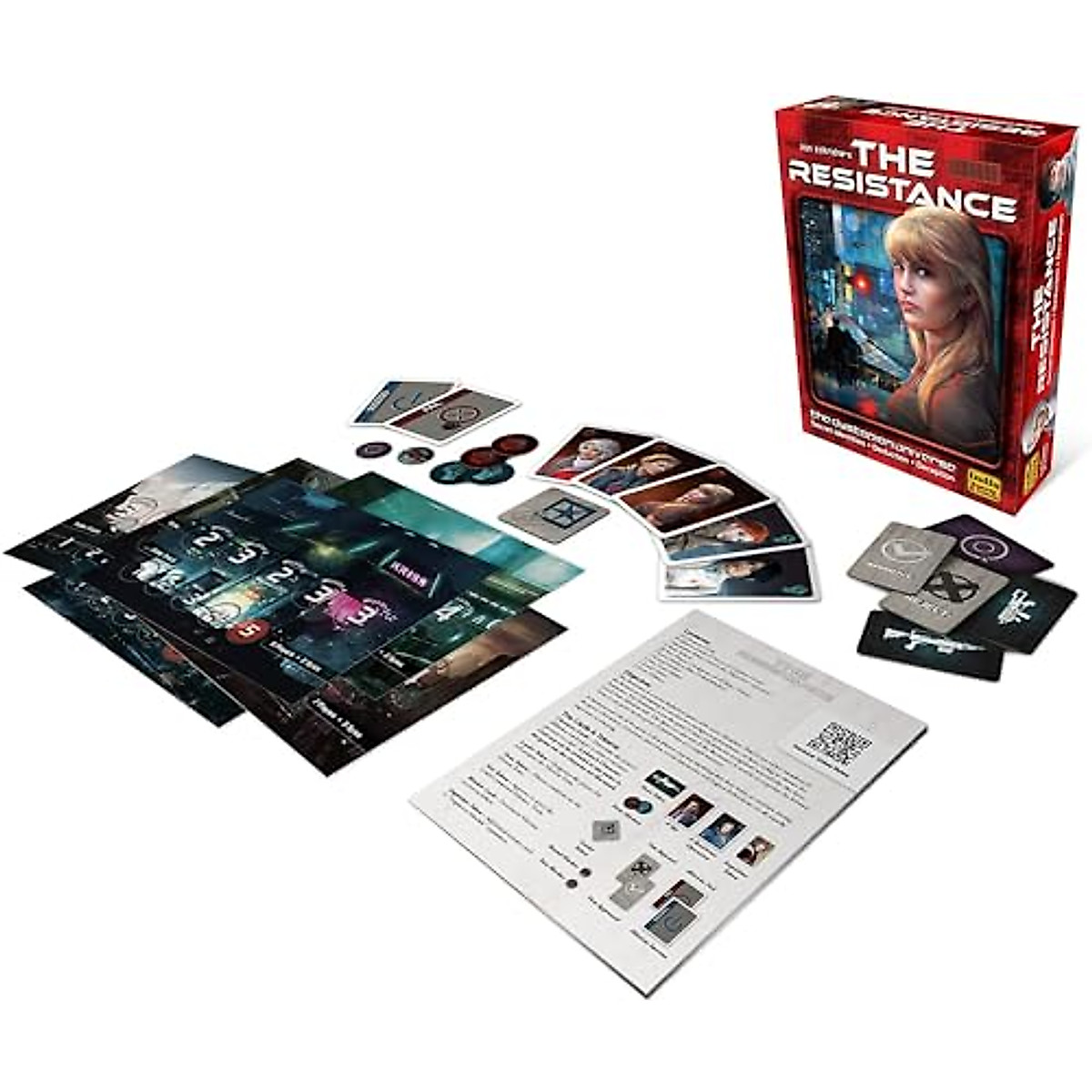 The Resistance Card Game - Social Deduction, Strategy, Bluffing, Negotiation, and Deception for Teens and Adults - Party Game for 5-10 Players Ages 13+ in 30 Minute Rounds by Indie Boards & Cards