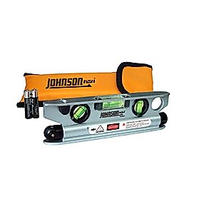 Johnson Level & Tool 40-6164 Magnetic Torpedo Laser Level, Red, 1 Laser Level