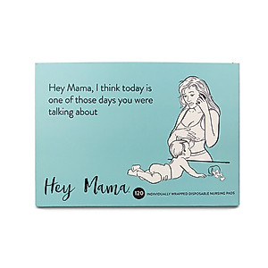 Hey Mama Disposable Nursing Pads - (120) Super Absorbent, Ultra Comfortable & Individually Wrapped