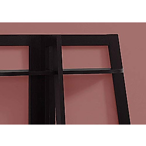 Monarch Specialties Cappuccino Accent Etagere Bookcase, 48"