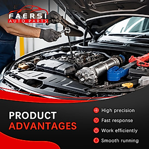 FAERSI Mass Air Flow Meter Sensor MAF 74-50011 XF2F12B579BA Replace for 2001-2004 Ford Mustang Focus Mazda Tribute B3000 B4000 1999-2003 Explorer 2001-2003 Ranger,1999-2006 Mercury 3.0L 3.8L MAF