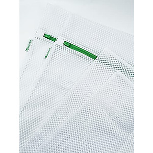 Mesh Laundry Bag, Oversize Delicates Washing Bag, Zipper Laundry Bag, Honeycomb Mesh Laundry Bags for Delicates, Student Dorm, Bedding, Stuffed Toys, Socks, Underwear, Bra Lingerie, Travel Laundry Bag, 2 Pack (24 x 24inch)