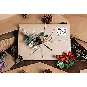 WHING Just for You Stickers Labels Small Business Online Shop Owners Order Packages Thank You Handmade Stickers, Irregular Shape Present Label for Business Gift Bags and Retailers, 500pcs