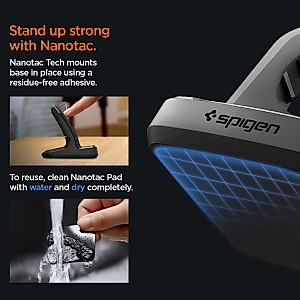 Spigen Rugged Armor Stand Designed for Apple Watch Charger Stand Compatible with Ultra 2/1 49mm, Series 10 46/42mm, 9/8/7 45/41mm, SE2/SE/6/5/4 44/40mm Durable TPU with Non-Slip Stable Base - Black