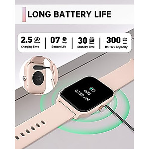 Smart Watch for Women, Answer Make Call, Alexa Built-in, 1.8" Touch Screen Fitness Tracker with 100+ Sport Modes, Heart Rate Blood Oxygen Sleep Monitor, IP68 Waterproof watch for iPhone Android