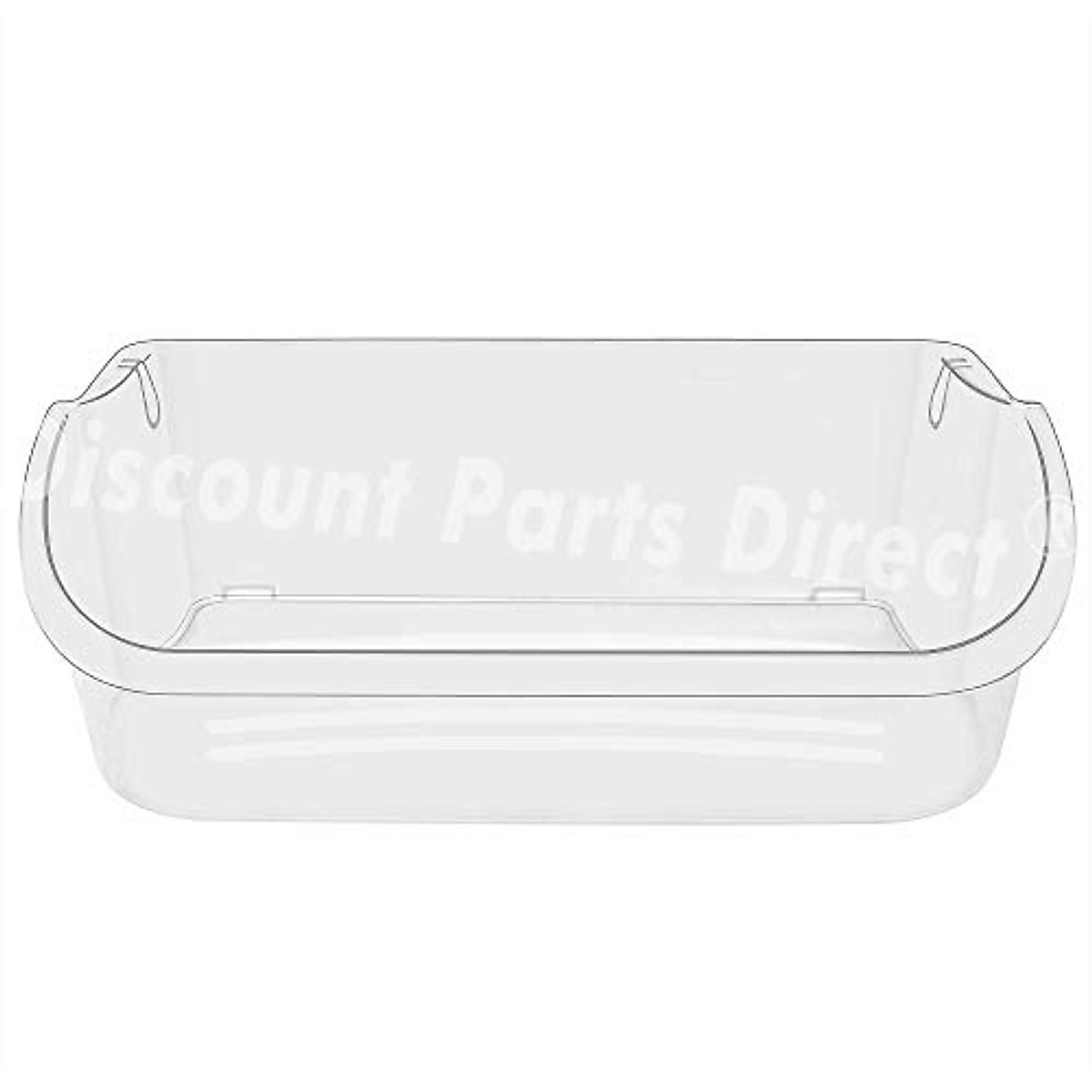 240356402 Clear Refrigerator Door Bin Side Shelf For Electrolux and Frigidaire, Upper Slot Replacement Shelf, Gallon Size - Replaces AP2549958, 240430312, 240356416, 240356407, and more