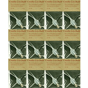 CTW 3640921 Candle-Lite Bulb 3 Watt, Set of 12, 1-inch Diameter