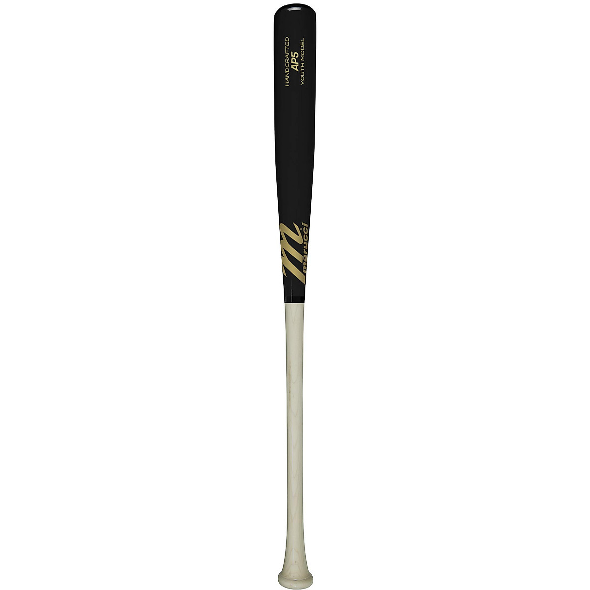 Marucci AP5 Youth Model Maple Wood Baseball Bat, Natural/Black, 31"