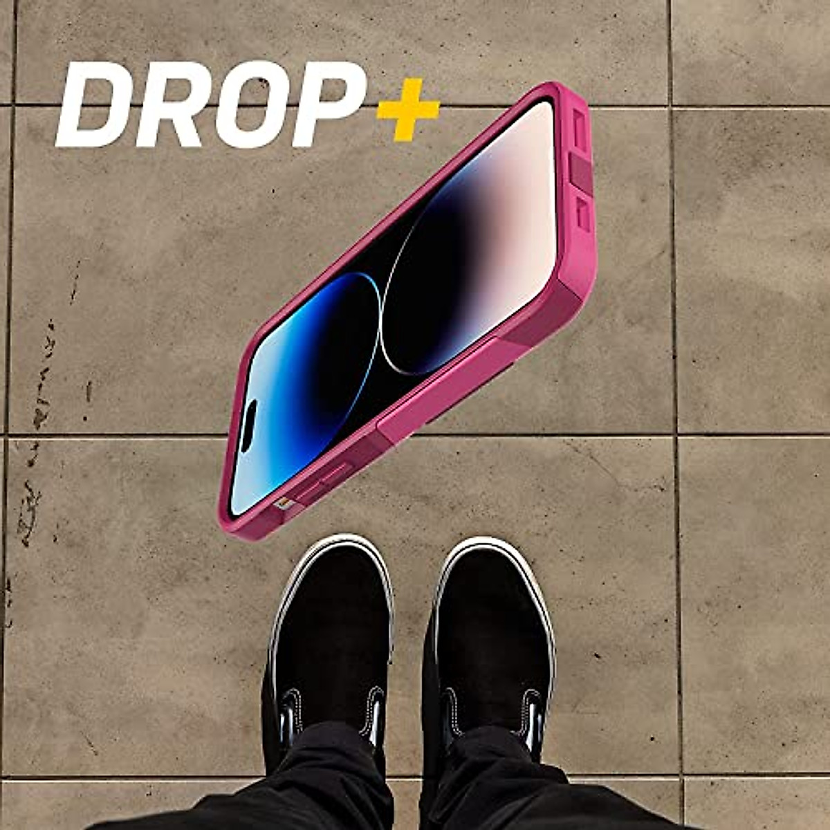 OtterBox Commuter Series Case for iPhone 14 Pro Max (Only) - Non-Retail Packaging - Into The Fuchsia (Pink)