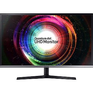 Samsung Business UH850 Series 31.5 inch 4K QHD 3840x2160 QLED Desktop Monitor for Business, AMD FreeSync, DisplayPort, USB Hub, 3-Year Warranty (U32H850UMN)