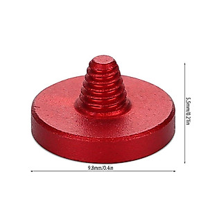 Camera Shutter , 4pcs Aluminum Alloy Concave Shutter Release Buttons Compatible for Leica, for Nikon, for Fujifilm X100 X100S X10 X20 X-E1 XE2S X100F