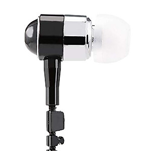 Luminous Zip Earphones Glow in The Dark Zipper Headphones Light up Wired Earbud Stereo Earphones for Mobile Phones Tablet (Zip-Black)