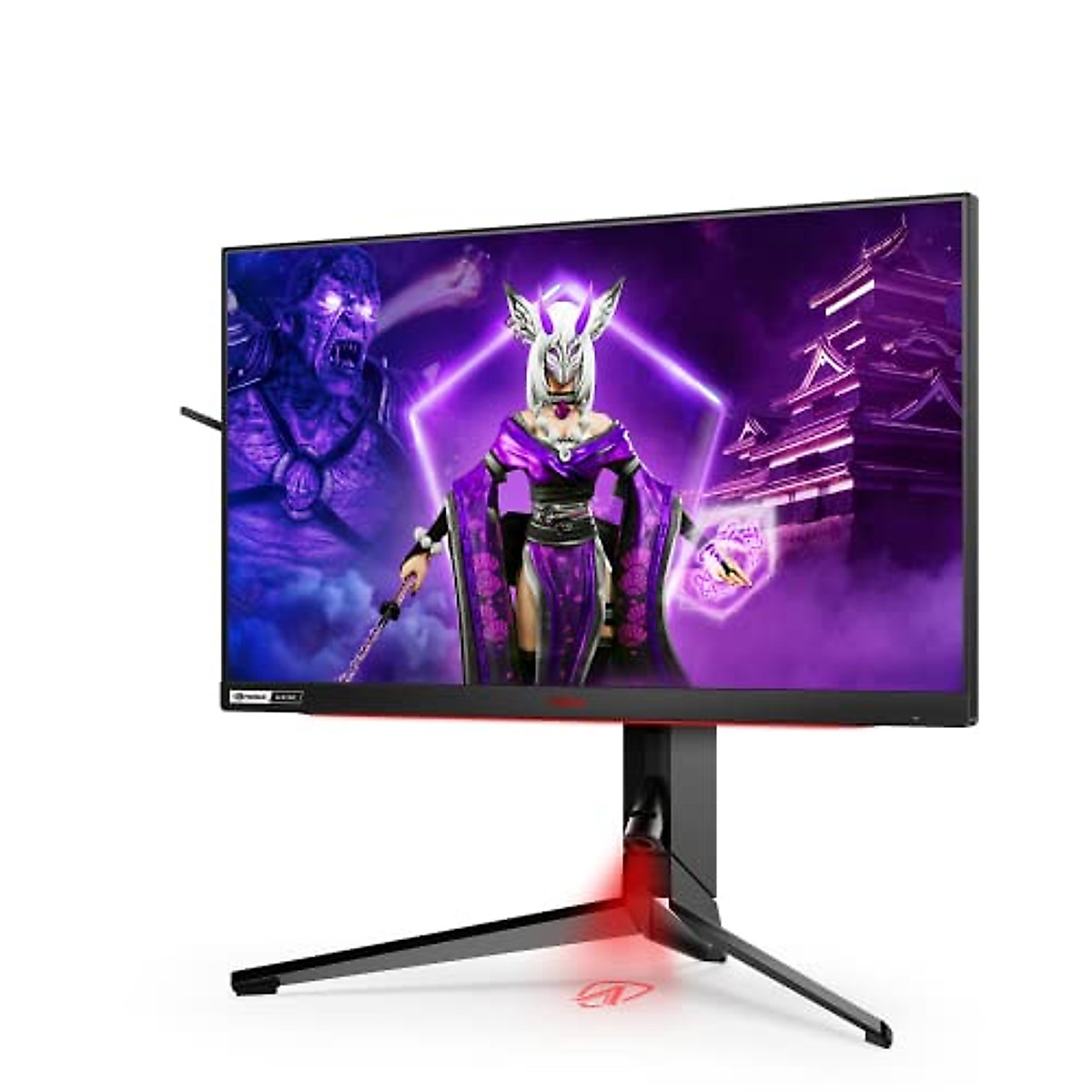 AOC Agon PRO AG254FG 25" Tournament Gaming Monitor, FHD 1920x1080, 360Hz, 1ms, DisplayHDR 400, G-SYNC + Reflex, Console Ready, Light FX, Low Input Lag, Height-Adjustable