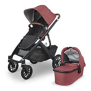 Vista V2 Stroller - Lucy (Rosewood mélange/Carbon/Saddle Leather)