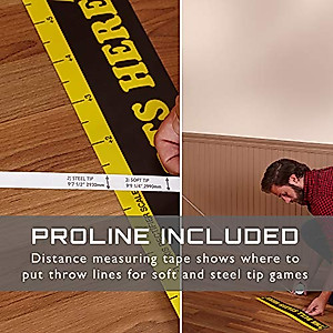 Viper 850 Electronic Dartboard, Ultra Bright Triple Score Display, 50 Games With 470 Scoring Variations, Regulation Size Target-Tested-Tough Segments Made From High Grade Nylon, Includes 6 Darts,Black