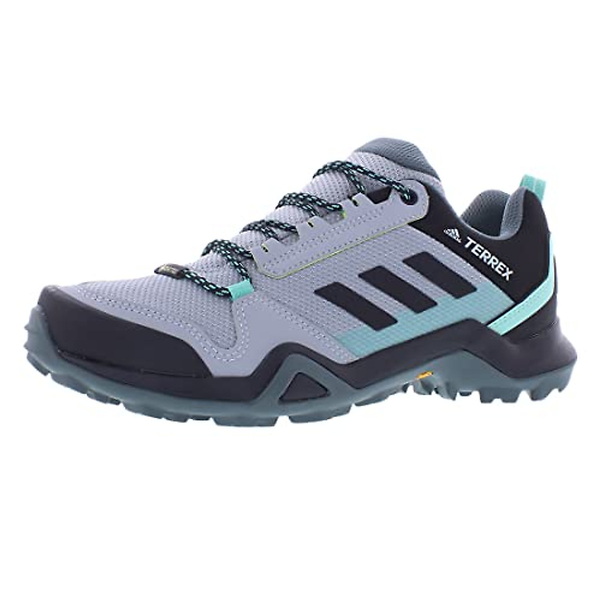 adidas Womens Terrex AX3 GTX Fitness Liestyle Hiking Shoes Gray 8 Medium (B,M)