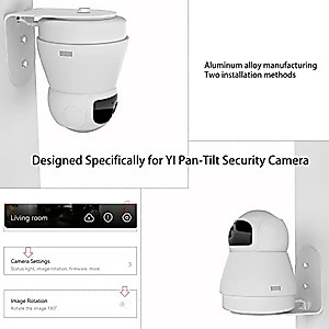 Teccle Angled Window Mount for Wyze Cam V3, 20 Degrees Tilt (Up/Down/Left/Right), Through Window Use Cam v3 ，Helps You Watch Front Yard and Driveway (20° tilt window Mount, white/Pack of 4)