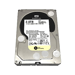 WD RE 2 TB Enterprise Hard Drive: 3.5 Inch, 7200 RPM, SATA III, 64 MB Cache (WD2000FYYZ) (Old Model) (Renewed)