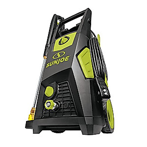 Sun Joe SPX3500 2300 Max Psi 1.48 Gpm Brushless Induction Electric Pressure Washer, w/Brass Hose Connector & SPX-HDC1G House and Deck All-Purpose Pressure Washer Rated Concentrated Cleaner, 1-Gallon