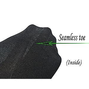 Yomandamor 5 Pairs Men's Crew Dress Socks with Arch Support and Seamless Toe