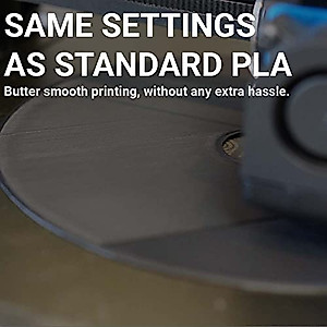 Fulament Matte Blue PLA Filament Roll, 1kg Spool of 3D Printer Filament, 1.75mm PLA with +/- 0.03mm Tolerance, Tangle Free and Low Stringing