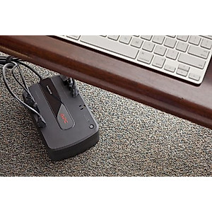 APC UPS Battery Backup for Computer, BE550G Surge Protector with Battery Backup, Dataline Protection