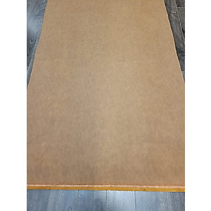 NAT Leathers,Desert Tan Tumbled Nubuck Soft Faux Vegan Leather PU {Peta Approved Vegan},Synthetic Pleather 0.9 mm Nappa Vinyl Upholstery,36"x54" (Desert Tan Nubuck)