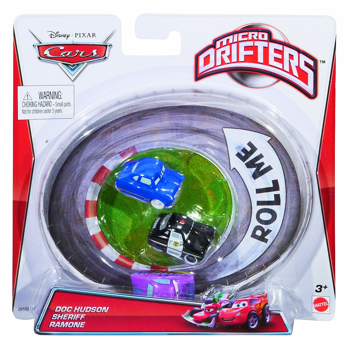 Disney Cars Toys Micro Drifters Cars, 7-Pack