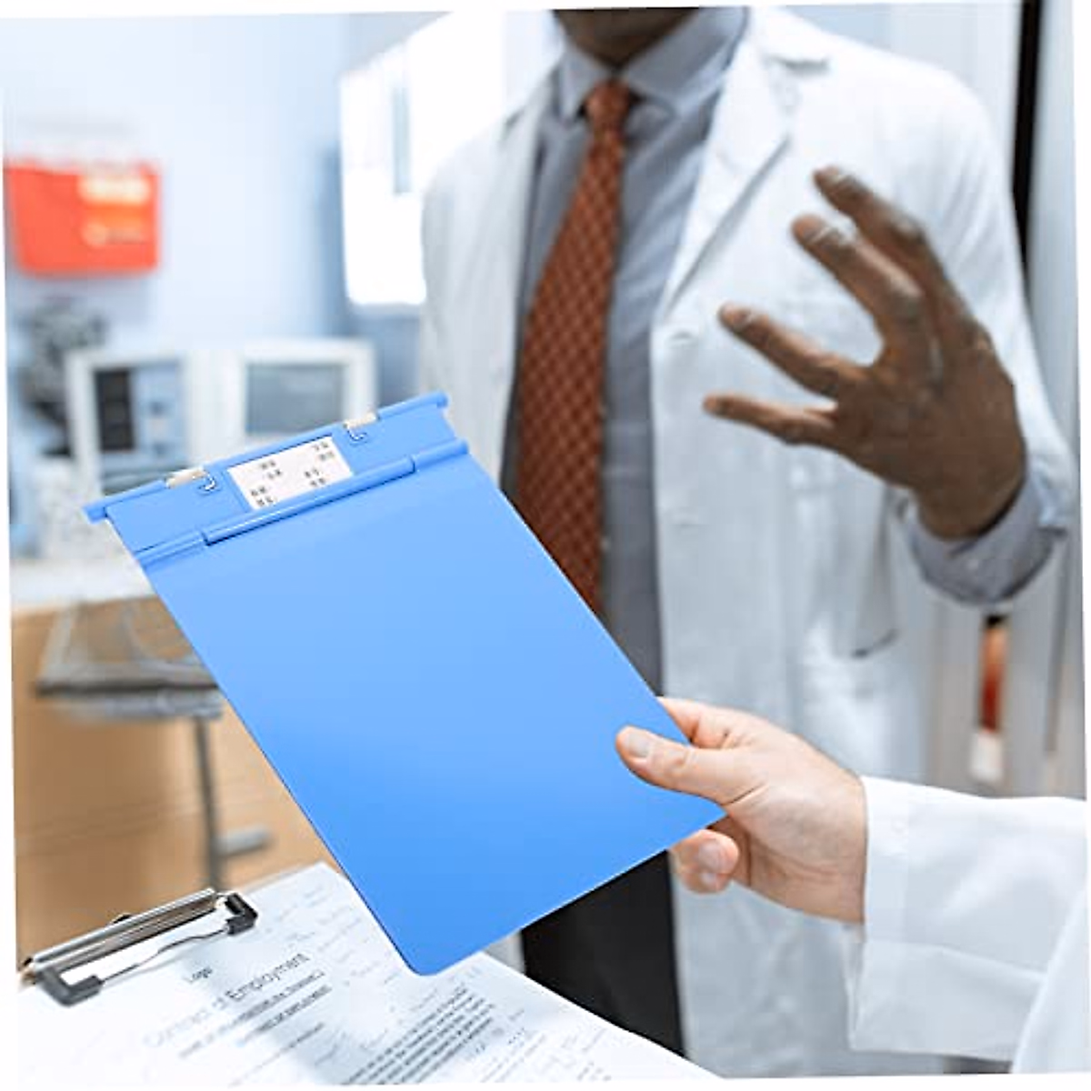 STOBOK Case Folder Nursing Clip Board Paper Folder Digital Writing Pad File Folder A4 Paper Clip Nurse Clipboard Paper Clipboard Exam Paper Base Recording Board Abs Office Number Notebook