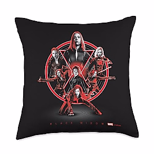 Marvel Black Widow Natasha Romanoff Infinity Saga Throw Pillow, 18x18, Multicolor