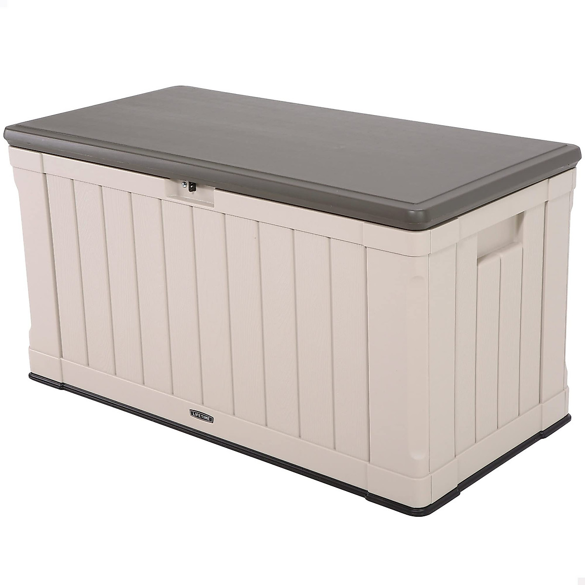 Lifetime Deck Storage Boxes and Bench Combo (80 Gallon + 116 Gallon)
