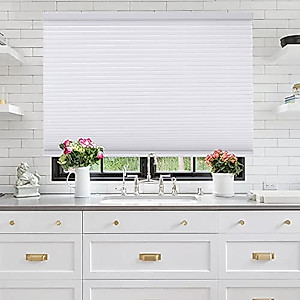 CHICOLOGY Cellular Shades , Window Blinds Cordless , Blinds for Windows , Window Shades for Home , Window Coverings , Cellular Blinds , Door Blinds , Morning Mist, 24"W X 64"H
