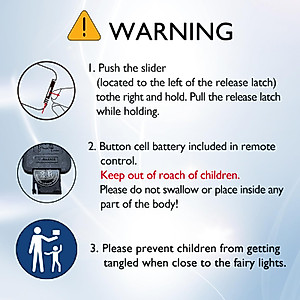 Homemory 4 Pack 20 Ft 60 LED Fairy Lights Battery Operated Christmas Lights with Remote Waterproof 8 Modes Firefly Twinkle String Lights for Party Bedroom Wedding Halloween Decorations