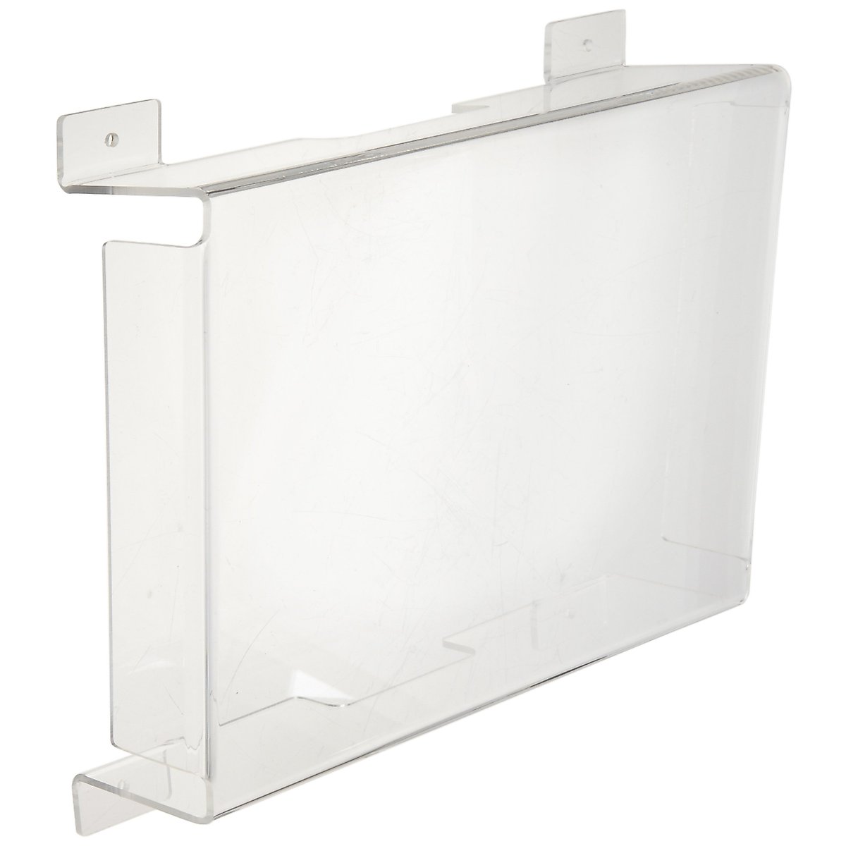 Morris Products 73090 Polycarbonate Vandal/Environmental Shield Guard Exit Light, 15" Width, 6" Depth, Used With Exit Lights & Cast Aluminum Exit Lights, Clear