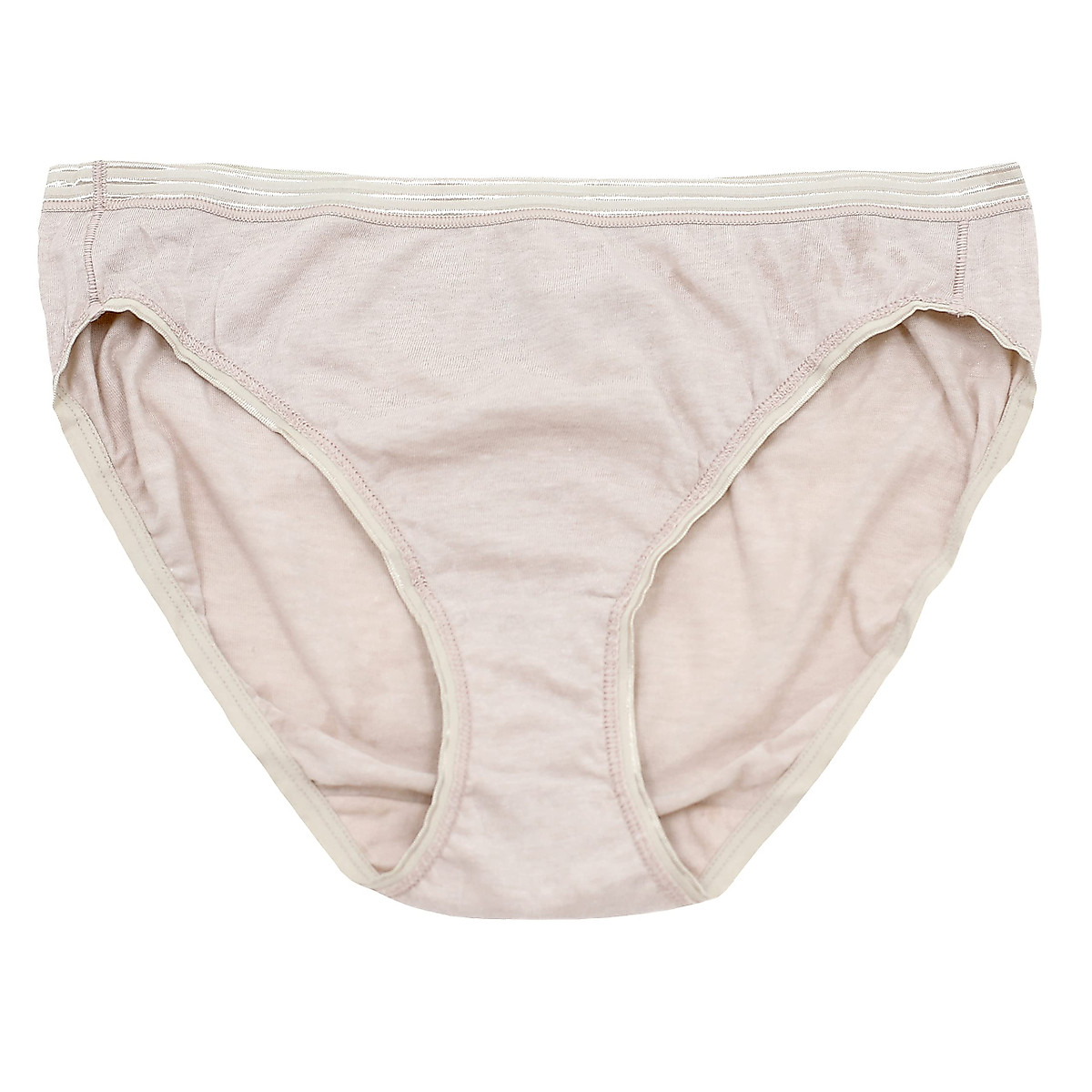 Fruit of the Loom Signature Women's 5 Pack Ultra Soft Bikini Panties, Nude Heather, 6