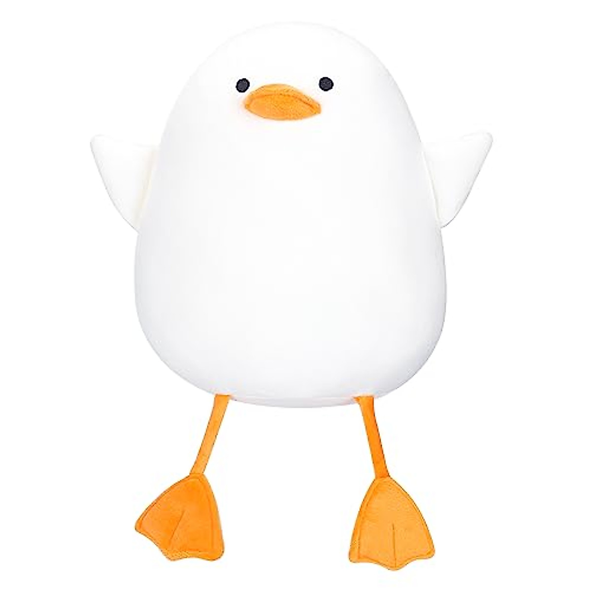 MELECERi White Duck Plush Toy Stuffed Animals Hugging Duck Plush Cute Plushies for Girls and Boys 13.7"