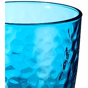 Bormioli Rocco Palatina Rocks Glasses, Blue, Set of 6