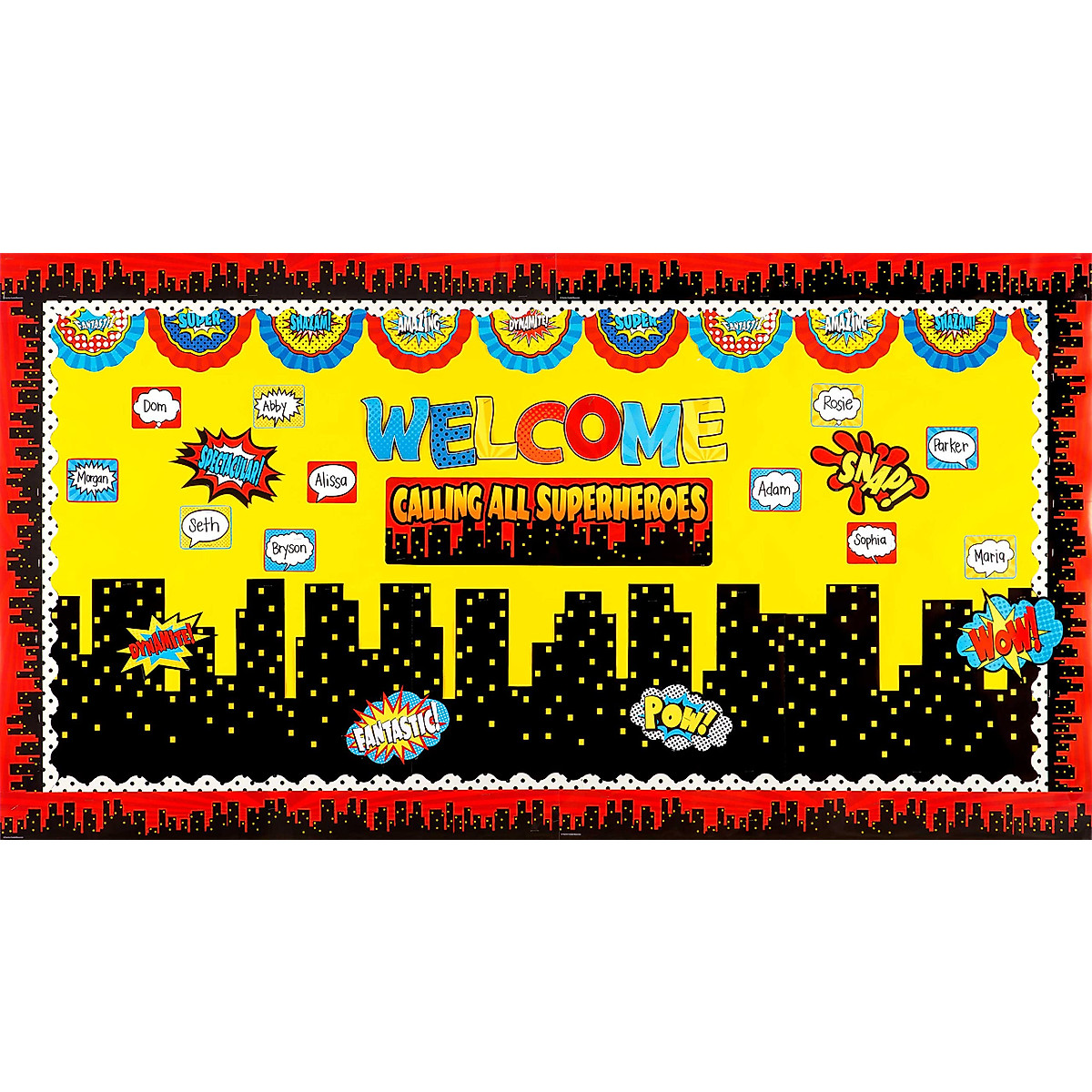 Teacher Created Resources Superhero Bunting Accents (5824)