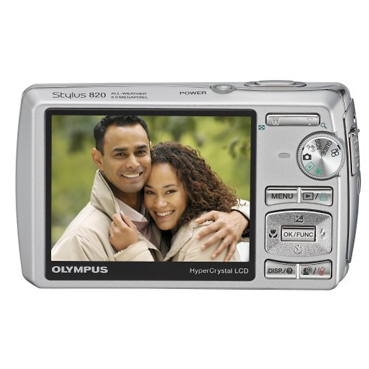 Olympus Stylus 820 8MP Digital Camera with 5x Optical Zoom (Silver)
