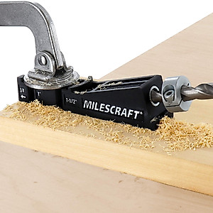 Milescraft 7336 Pocket Jig 200XCJ - Pocket Hole Bundle with Double Barrel Pocket Hole Jig, Single Barrel Pocket Hole jig, 2" Face Clamp, And Accessories Needed With Any Pocket Hole Project