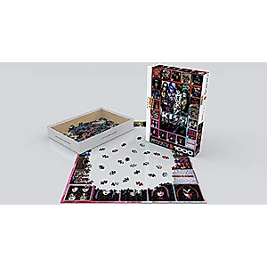 EuroGraphics KISS The Albums 1000-Piece Puzzle , Black