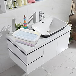 Sosody 16 Quart Clear Storage Boxes, Plastic Storage Containers, 2 Packs