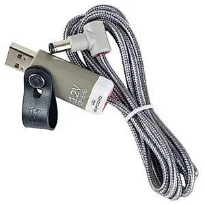 myVolts Ripcord USB to 12V DC Power Cable Compatible with The Yamaha reface YC Synth